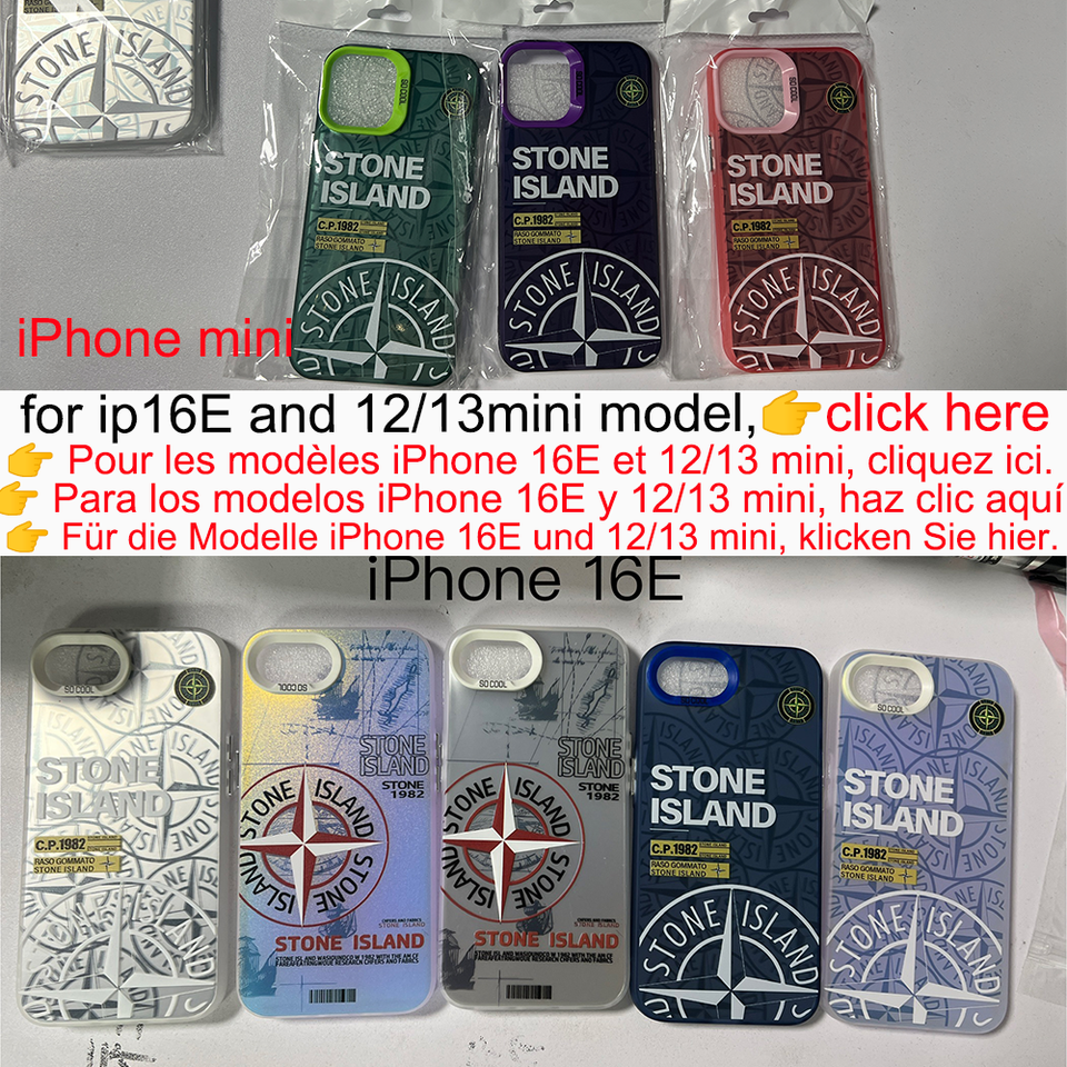 Color Silver IMD Personalized Trend Stone Island Mobile Phone Cases for ...