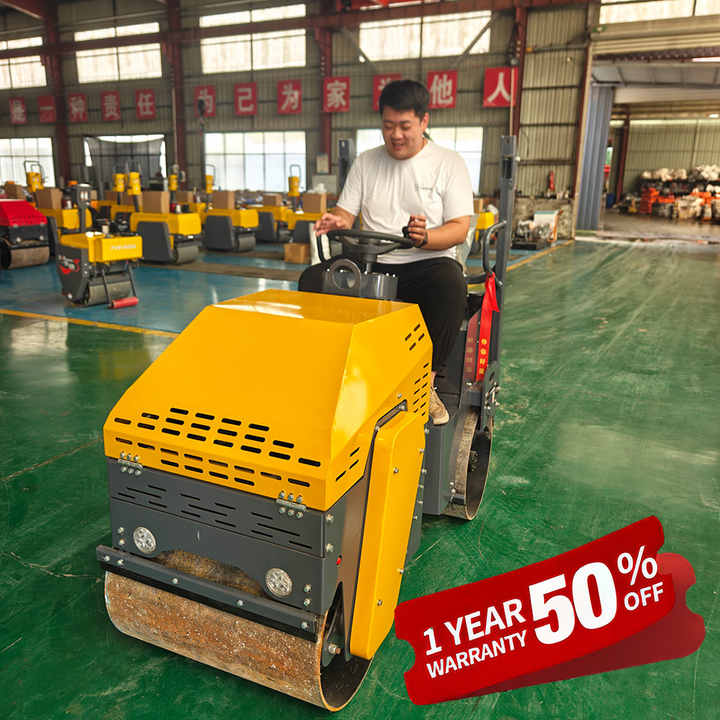 1 Ton 3 Ton 5 Ton Mini Vibratory Compactor Asphalt Roller Double Drum ...