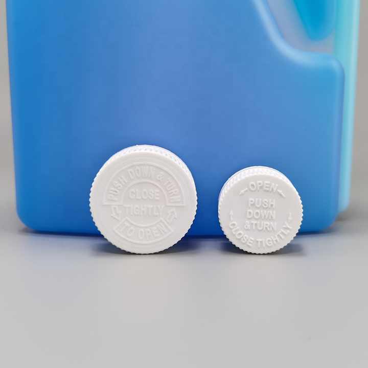 2 Liter Natural HDPE Dual Chamber Dispenser Bottle with 4 oz Dosage ...