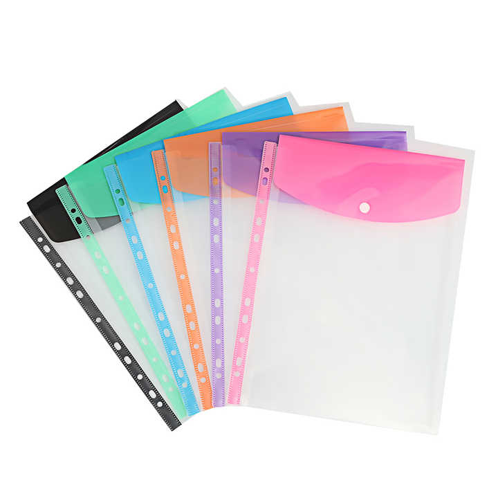Hot Selling A4 Size Transparent PP File Folder Expanding Presentation ...