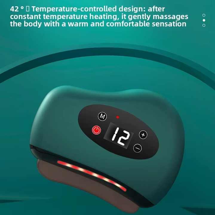 Rechargeable Electric Bian Stone Scraping Board Back Massager with ...