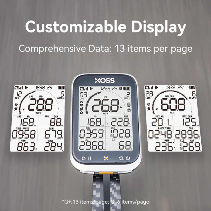 XOSS G3+ Bike Speedometer Wireless GPS Cycling Speedometer Waterproof ...