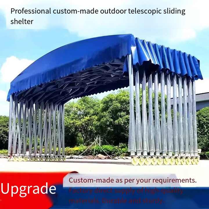 Sliding Tent - Movable Retractable Canopy for 5+ People