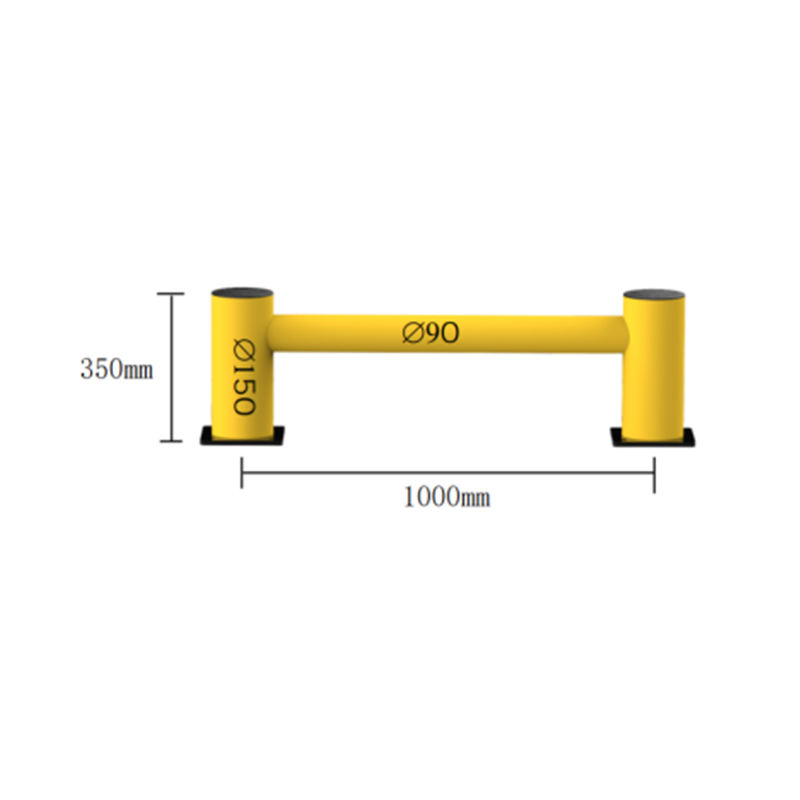 Modular Flexible Plastic Traffic Barrier System for Warehouse Wall ...