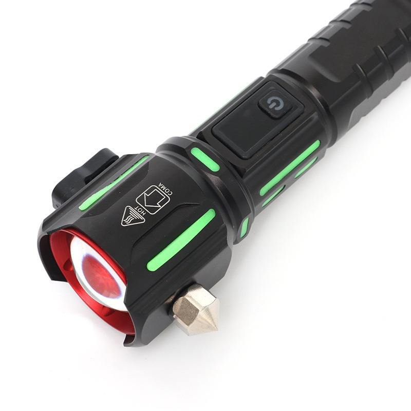 Cross-border Emergency Rescue Flashlight Aluminum Alloy Super Bright ...