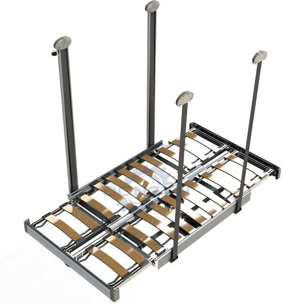 Motorhome Motorized Electric Lift up Bed Frame with Storage