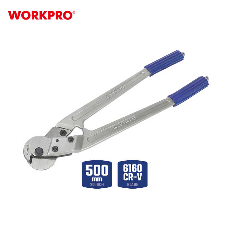 WORKPRO 500MM (20inch) Max Cutting 13mm Drop Forged Aluminum Alloy Wire ...
