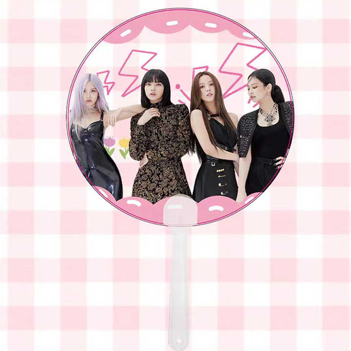 Wholesale Custom KPOP Plastic Hand Fans - Promotional Gifts