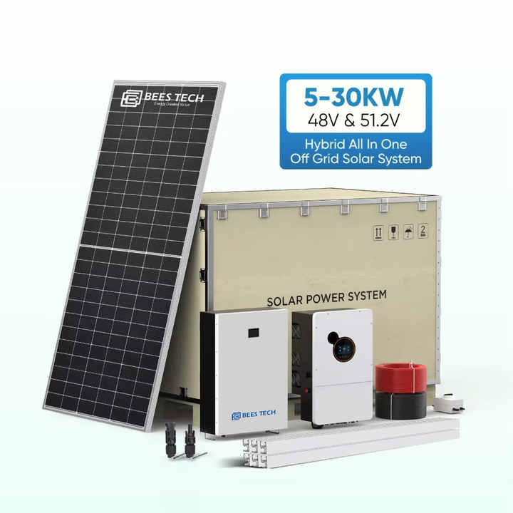 Hybrid Inverter 51.2V 48V 3KW 4KW 5KW 6KW Mppt Single Solar Panel Dc to ...
