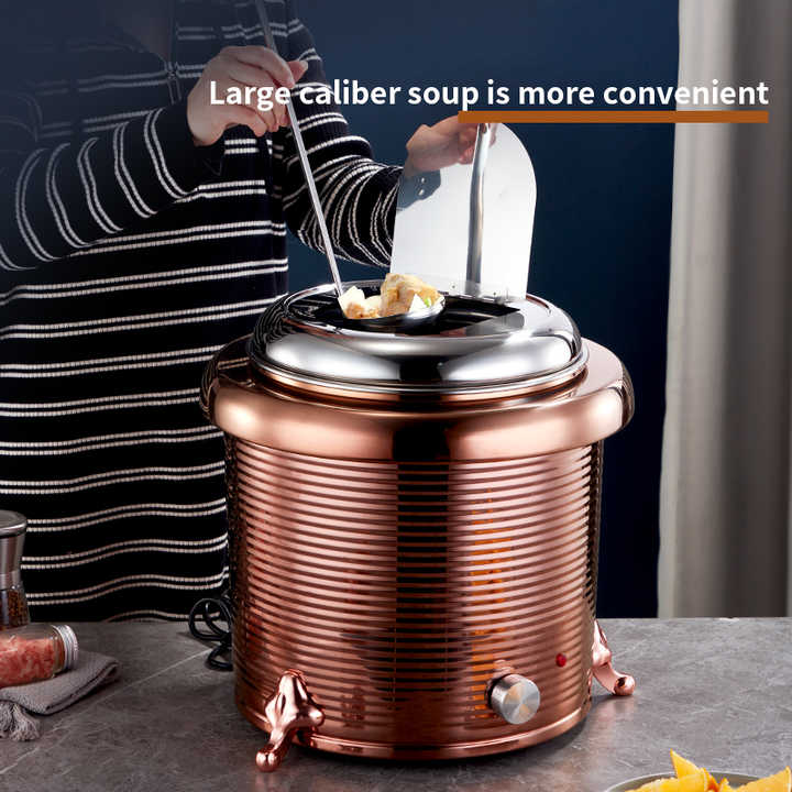 Commercial Use Restaurant Kitchen Soup Warmer Station Stainless Steel ...