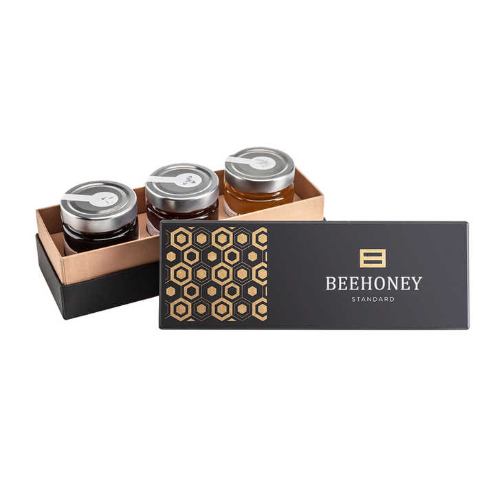 Custom Luxury Bee Honey Jar Bottle Cardboard Gift Packaging Box for ...
