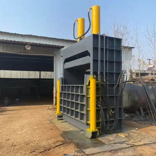 Hydraulic Vertical Compactor Vertical Clothes Baler Machine for ...