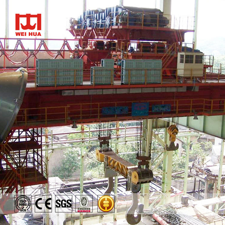 Heavy Duty QDY Foundry Bridge Crane High Temperature Resistant Crane ...