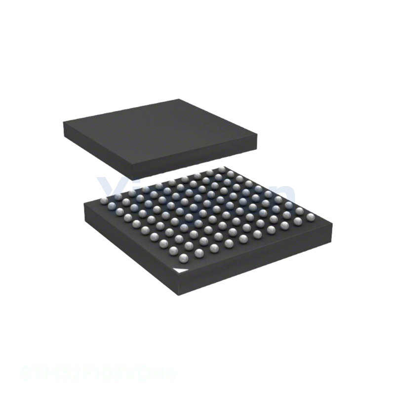 100 LFBGA STM32F103VDH6 Embedded Electronic Chips Component Original ...