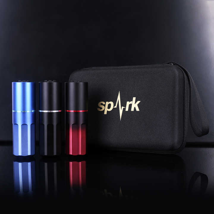 Wireless SPARK Tattoo Pen 1520mAh Jumpstart Tattoo Cartridge Rotary Pen ...
