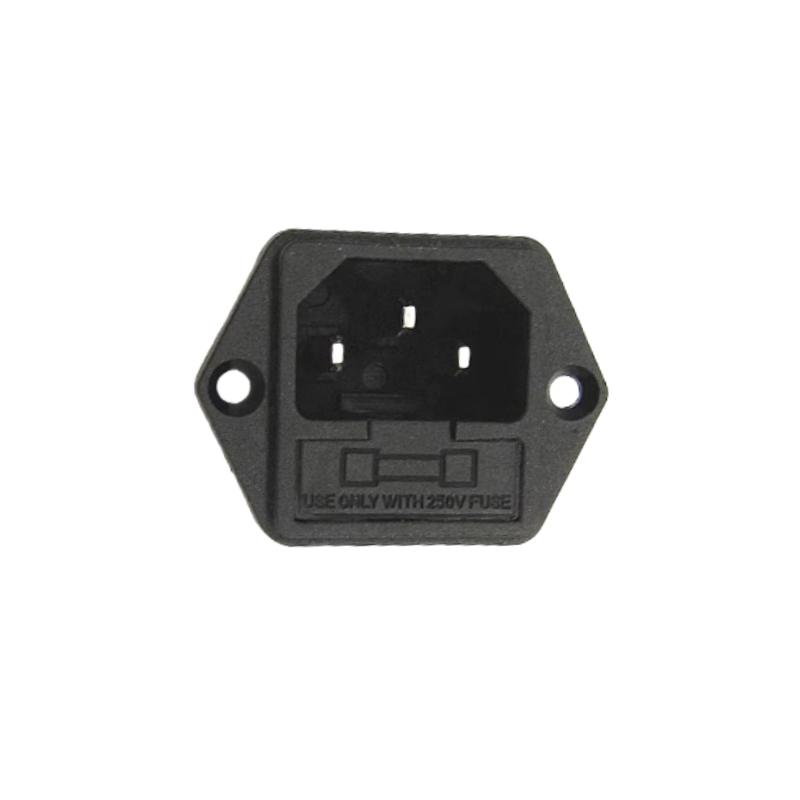 AC-03 AC Power Socket With Mounting Hole and Safety Seat T-shaped iron ...