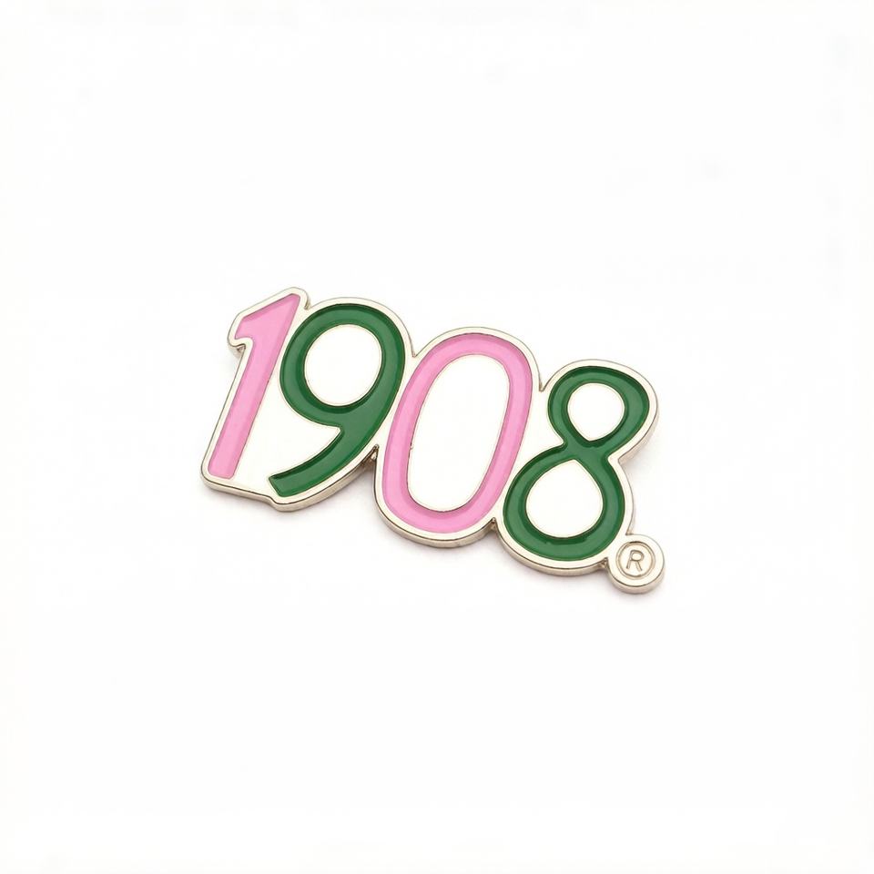 Customizable Greek Letter logo AKA Sorority Charm Personalized 1908 ...