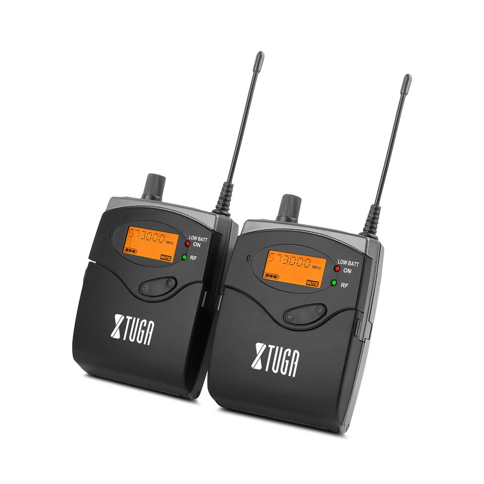 UHF Wireless in Ear Monitor System Bodypack Receiver