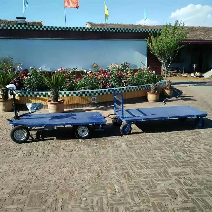 Electric garden trolleys powered electric hand transfer trolley with ...