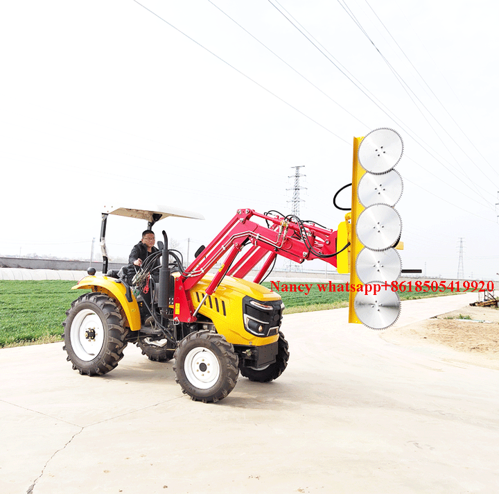Compact Tractor Hedge Cutter - Efficient Pruning Machine