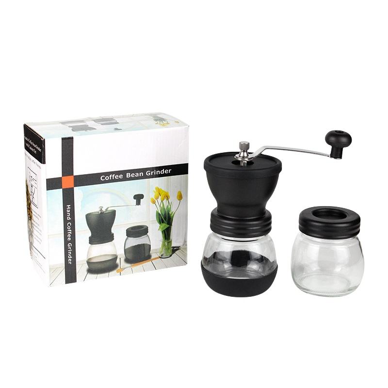 1 Set Kzx Professional Portable Glass Hand Coffee Grinder Set Durable ...