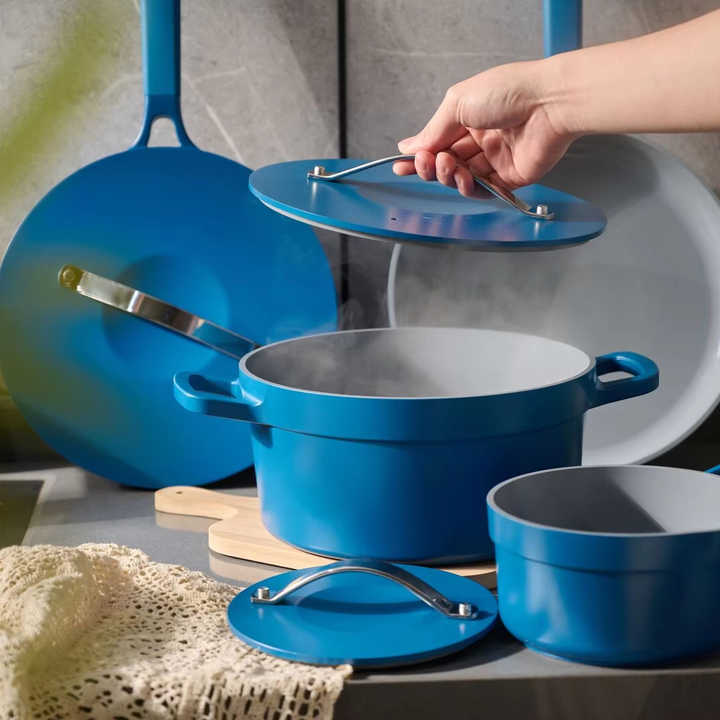 Die-Casting Nonstick Cookware Set Aluminum Ceramic Coating Pots and ...