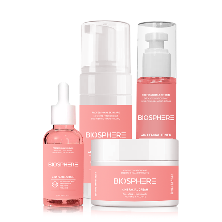 Biosphere 4 in 1 Brightening Skin Care Set Moisturizing Oil Control ...