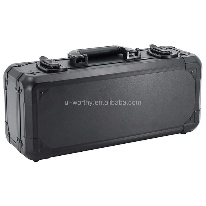 Custom Size Luxury Black Handy Carrying Hard Aluminum Suitcase Metal ...
