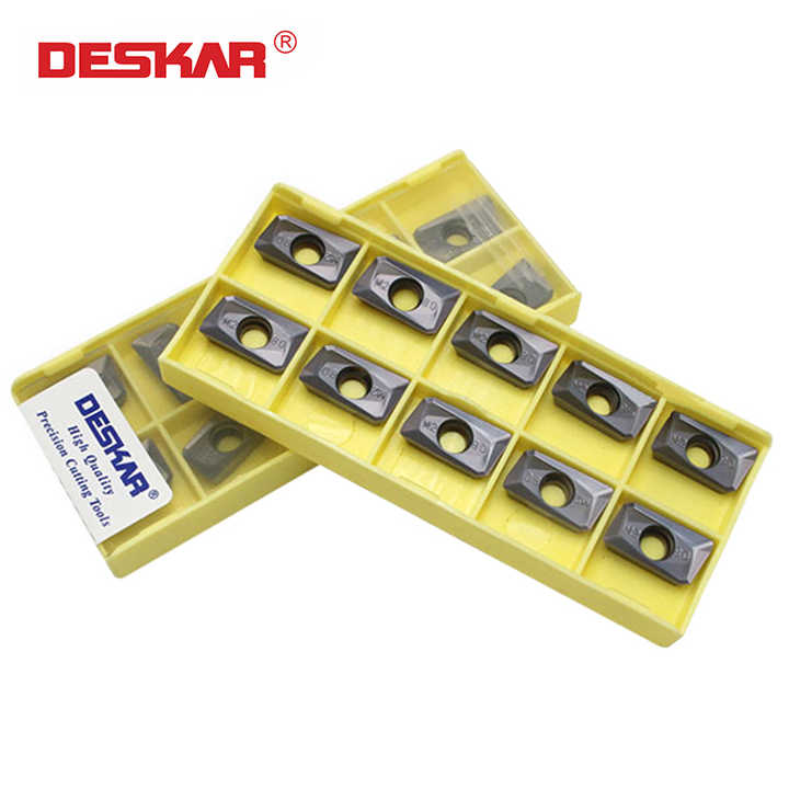 DESKAR CNC Lathe Carbide Inserts Turning Tools Machining Milling Cutter Blade APMT1604PDER-M2 ...