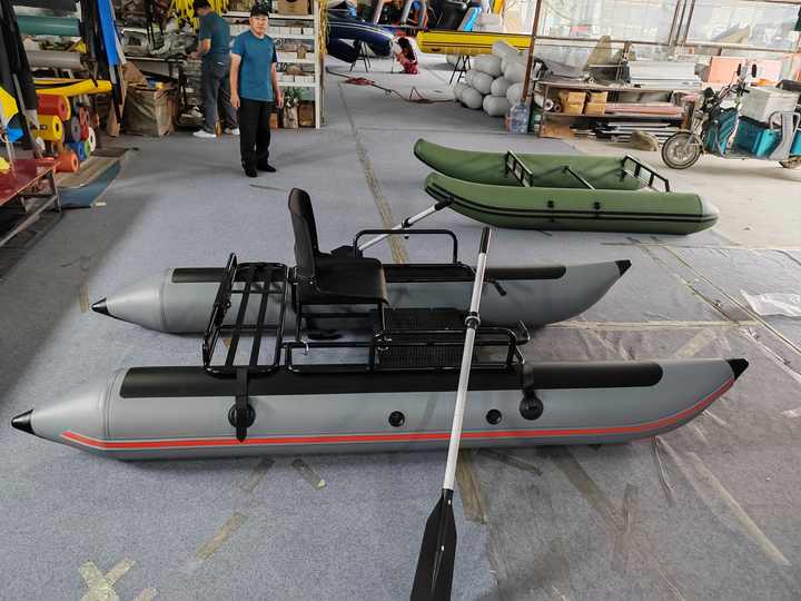 Power Catamaran Sailboat Inflatable Boat Aluminum - 1 Person Capacity