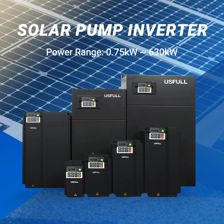 USFULL FU9000SI VFD Solar Water Pump Inverter 7.5kW Three-phase 380V with MPPT Technology for ...