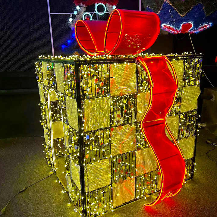 3D Giant Outdoor Christmas Decorations - IP65 LED Lights