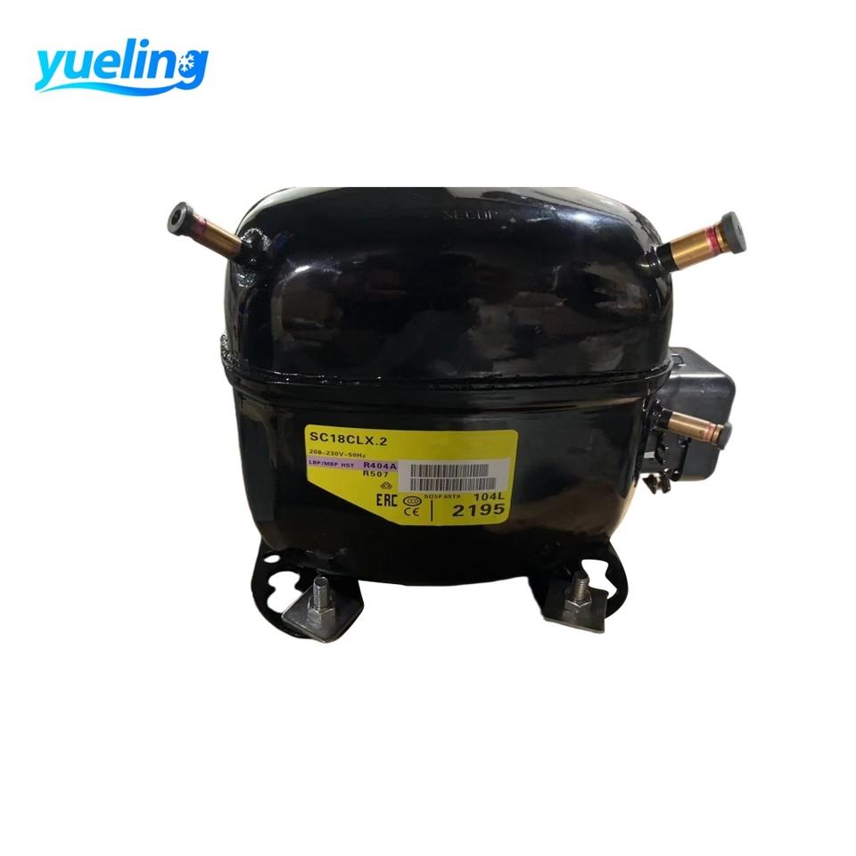 SC18CLX.2 Secop 1HP Metal R404A/R507A Hermetic Rotary Refrigeration ...