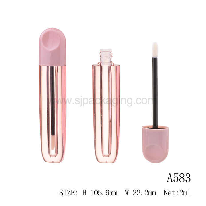 Luxury Lip Oil Packaging Gold Lip Gloss Tube Empty Lipgloss Tubes ...