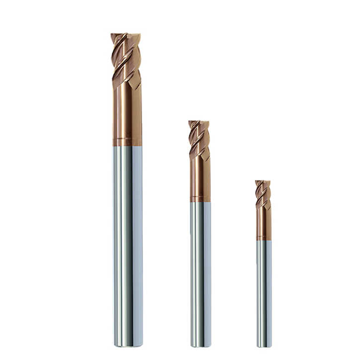 HMX-4EFP KMG5515 High Hardness Steel Four-Flute Long Neck Short Edge ...