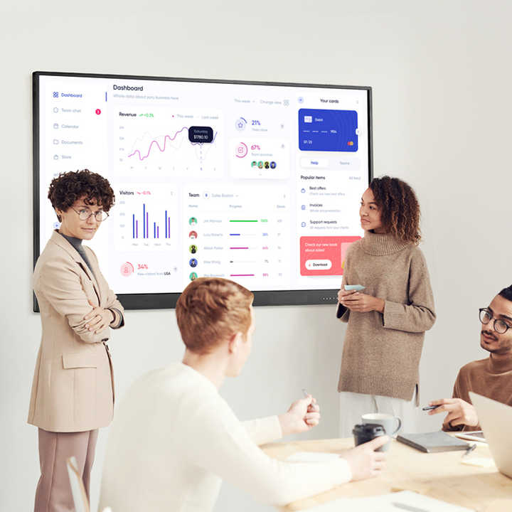 65 75 86 100 Inch Riotouch Smart Board - Interactive Education