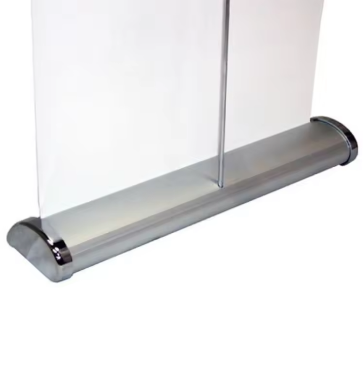 Mini Retractable Roll up Display Stand Aluminum Wide Base Roll up Stand ...