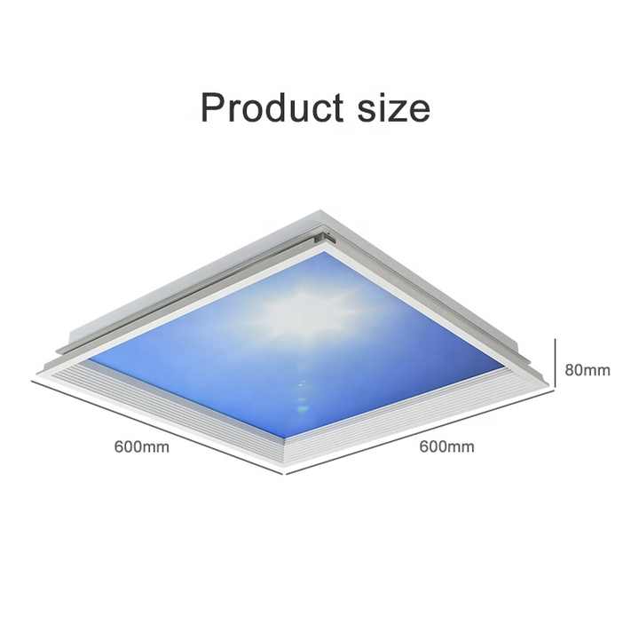 600x600mm Ceiling Skylight Lighting - Smart Office Panel