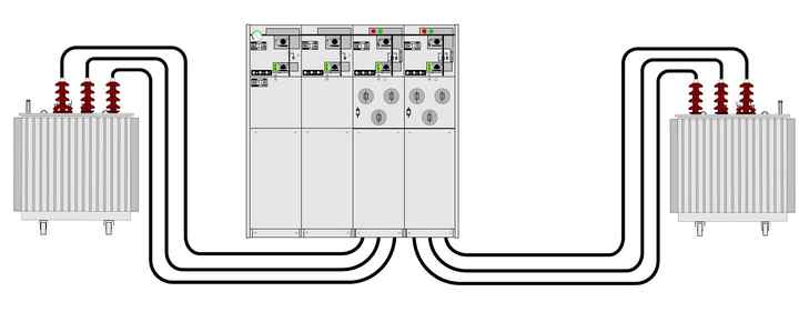 15kv Ring Main Unit RMU SF6 Gas Insulated Switchgear - Safering