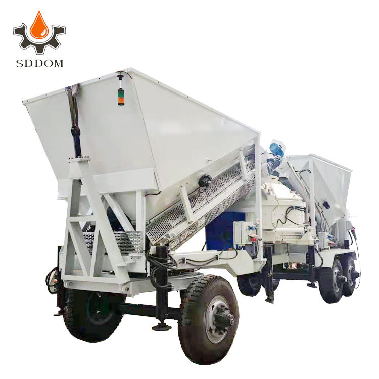 Mobile Portable Small Mini 20m3/h Concrete Batch and Batching Plant for ...