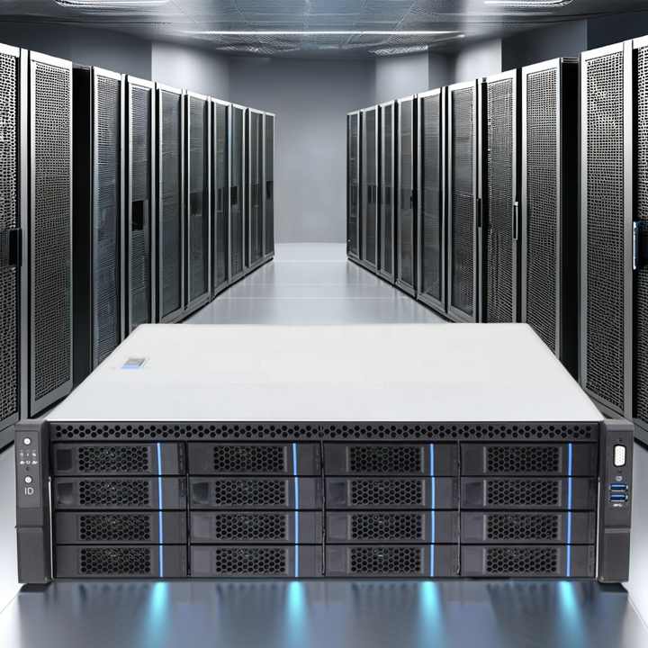 S356-16 3U Hot Swappable Storage Server Chassis Front 3.5" Hard Drive 2 ...