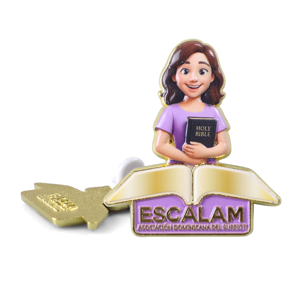 Student Metal Enamel Pins with Die Cutting Printing Fun and Cute ...