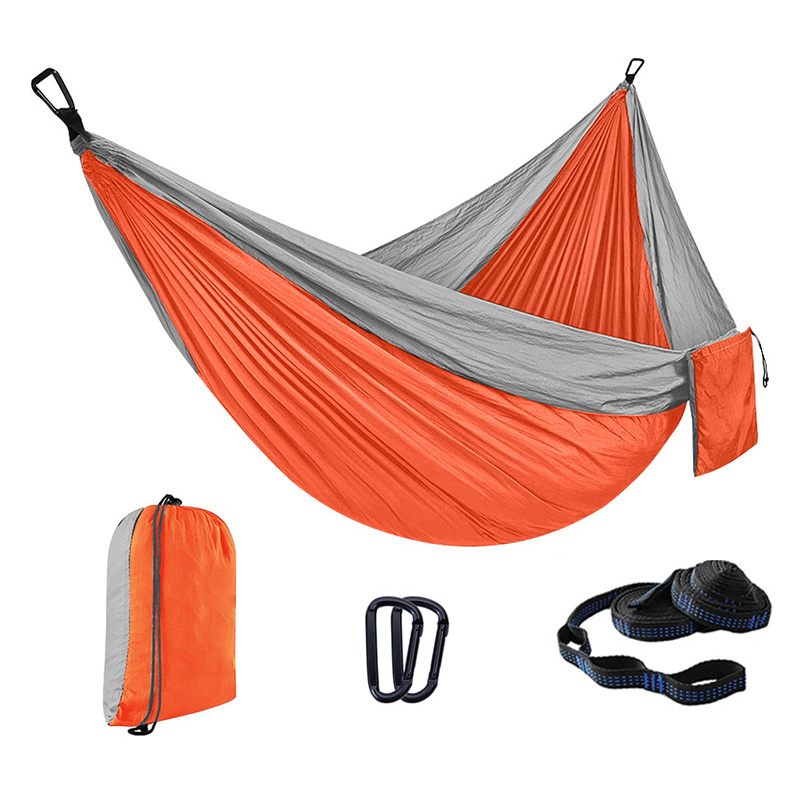 High Quality Portable Double Tree Hammock Nylon Swing Bed Hanging with ...