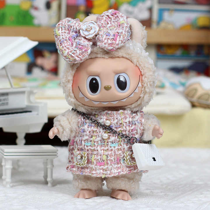 Labubu Clothes Dress Labubu Brand Outfit Clothes 17cm Plush Doll Color ...