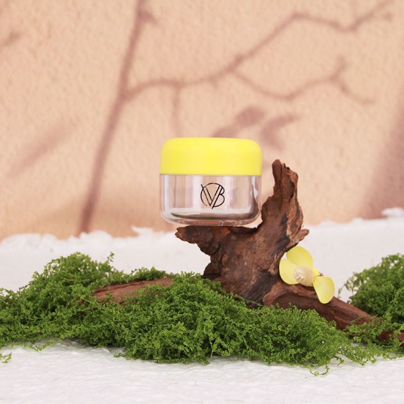 New Type Luxury Round Plastic Face Cream Jars with Screw Top Refillable ...