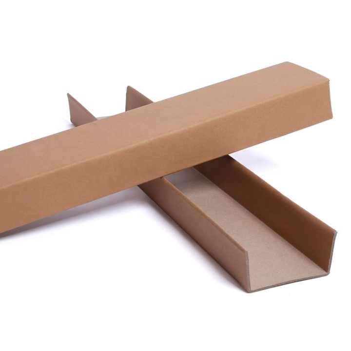 Recycled Kraft Paper U-Channel Cardboard Craft Edge Protectors