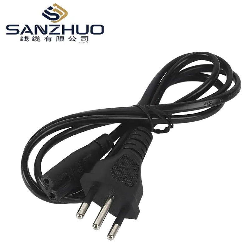 Brazil Standard 3 Pin Plug to IEC C7 Figure 8 AC Power Cord 250V 10A ...