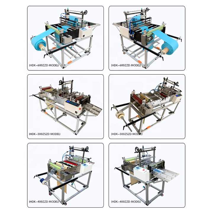 New heat sealing and cold cutting automatic pe bag making machine pvc ...