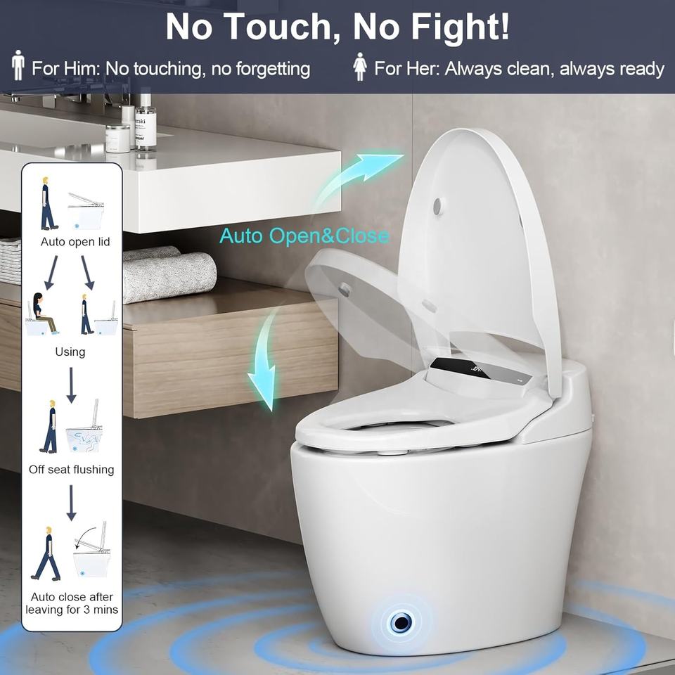 Smart Toilet Commode Commode Toilet Intelligent Toilet for Living Room ...
