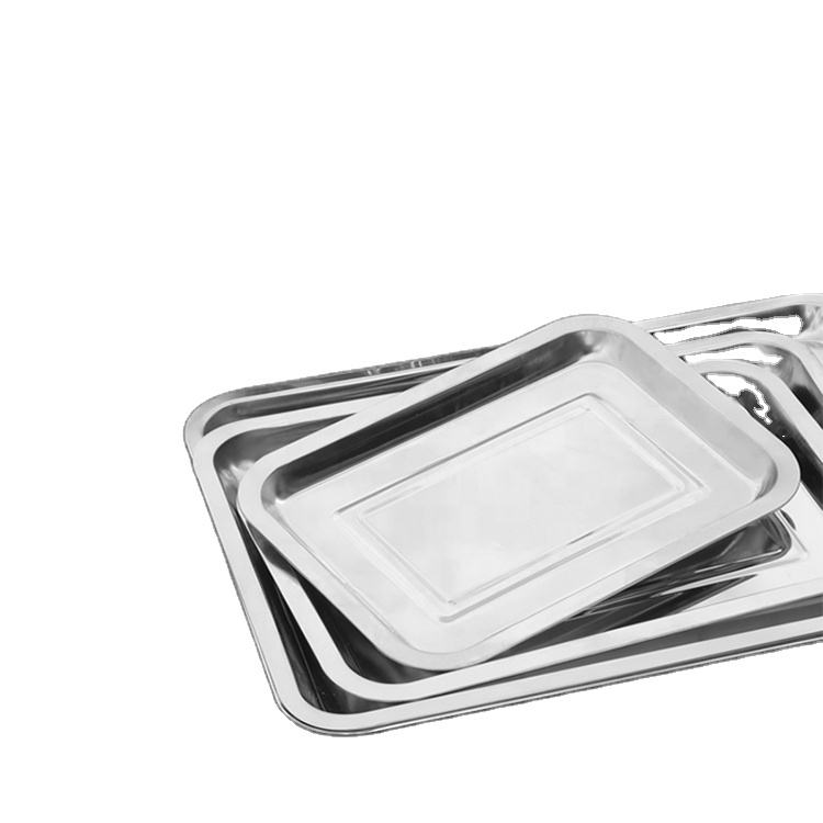 Stainless Steel Plate Stainless Steel Food Serving Tray 410 Material ...